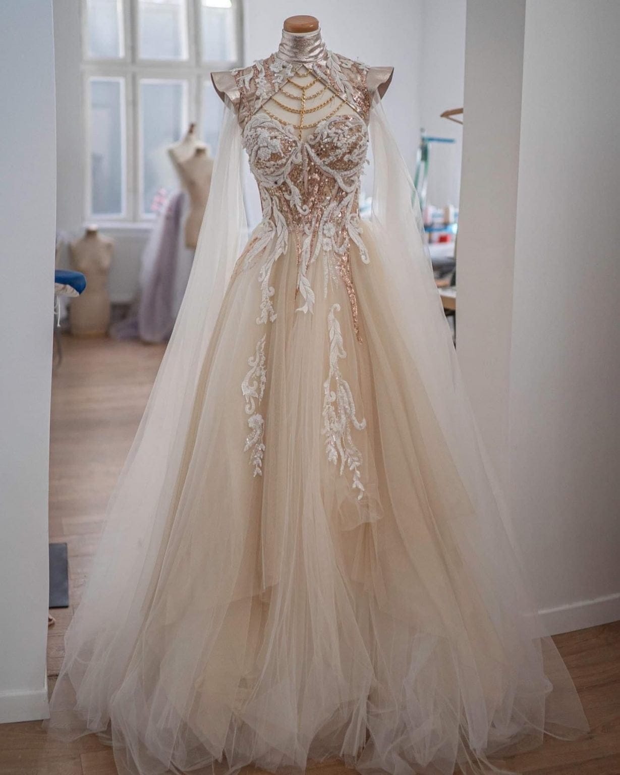 Porcelain Armour Dress by Chotronette - Made to Measure