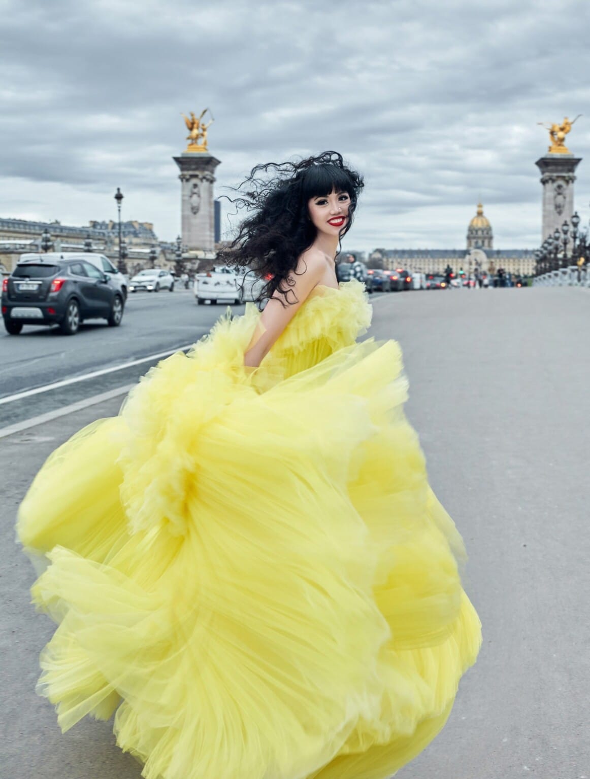 Citron Sorbet Dress by Chotronette - Made to Measure
