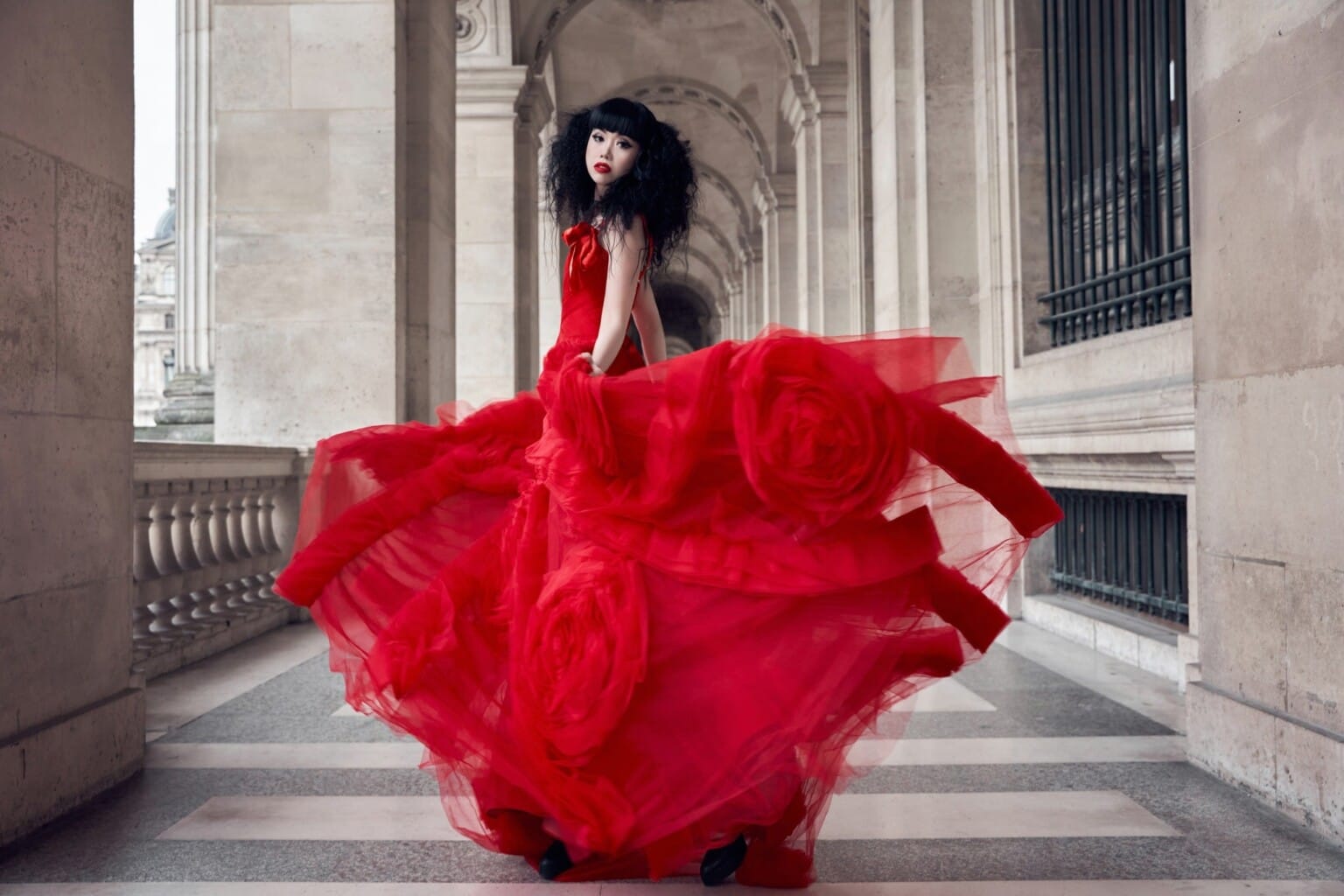 Raspberry Parfait Dress by Chotronette - Made to Measure