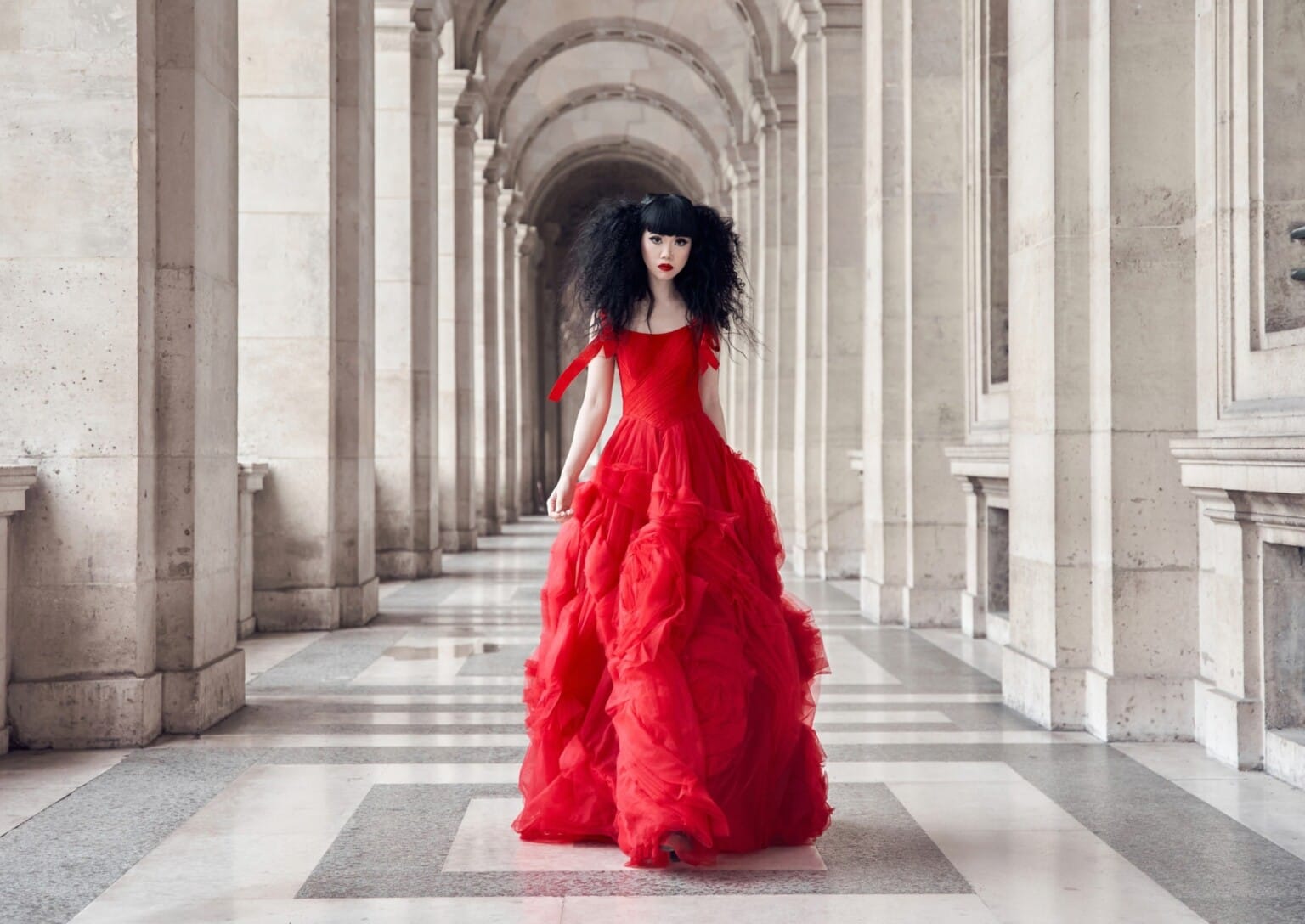 Raspberry Parfait Dress by Chotronette - Made to Measure