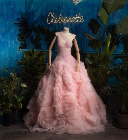 Raspberry Pie Dress by Chotronette - Made to Measure