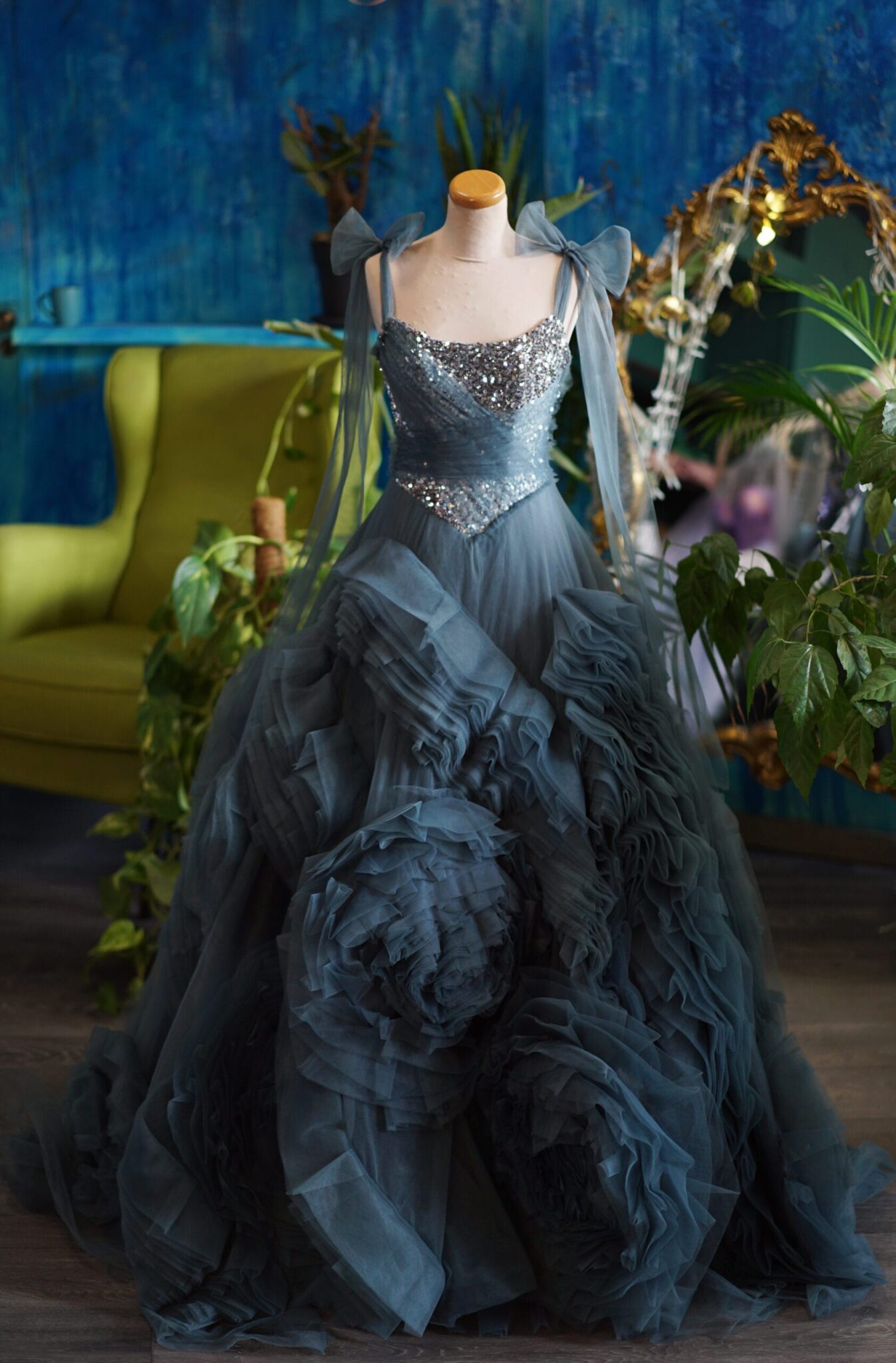 Smoky Truffle Dress by Chotronette - Made to Measure