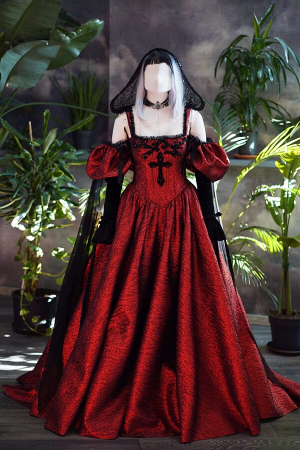 Burgundy Truffle Dress by Chotronette - Made to Measure